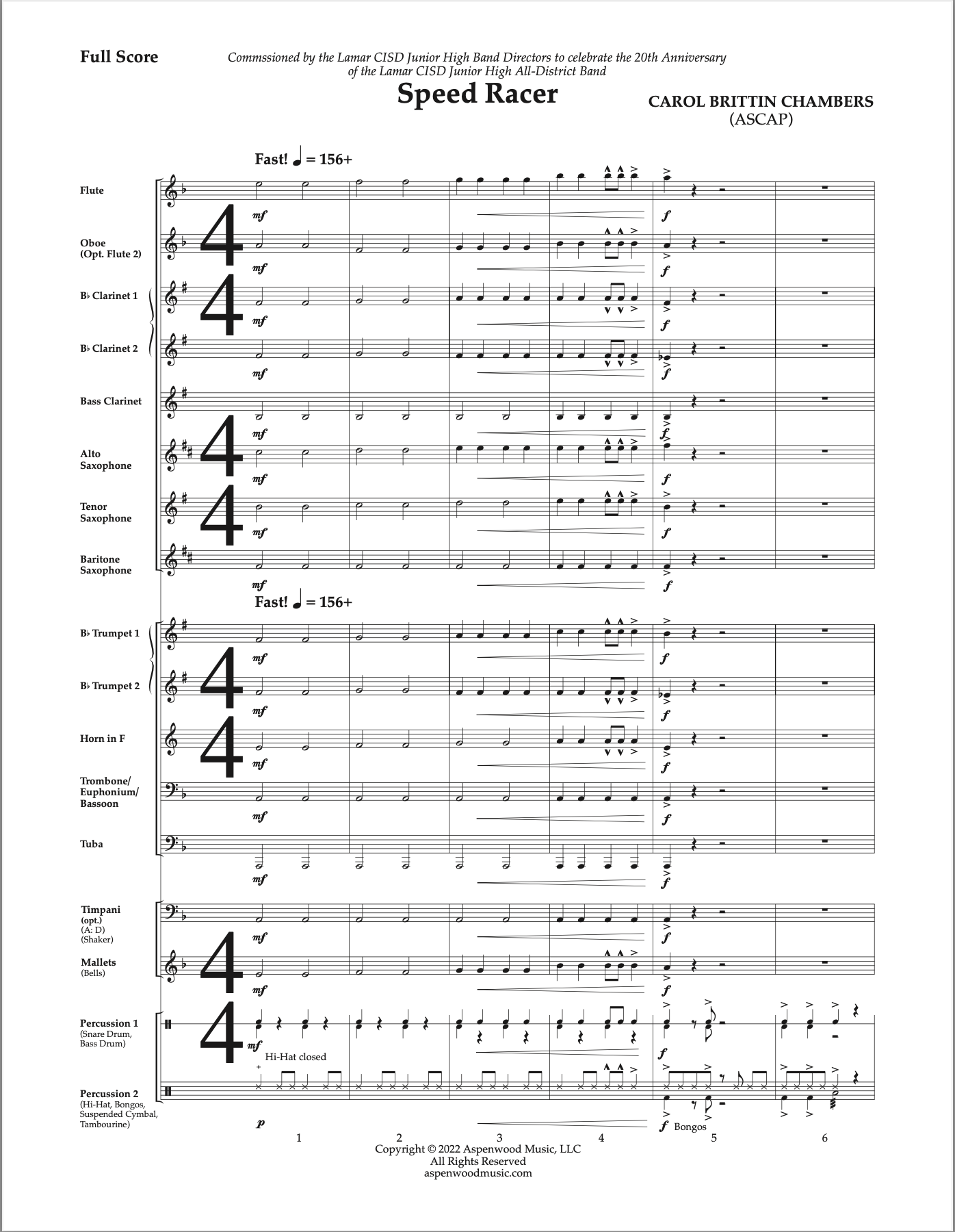 Concert Works ; ASPENWOOD MUSIC