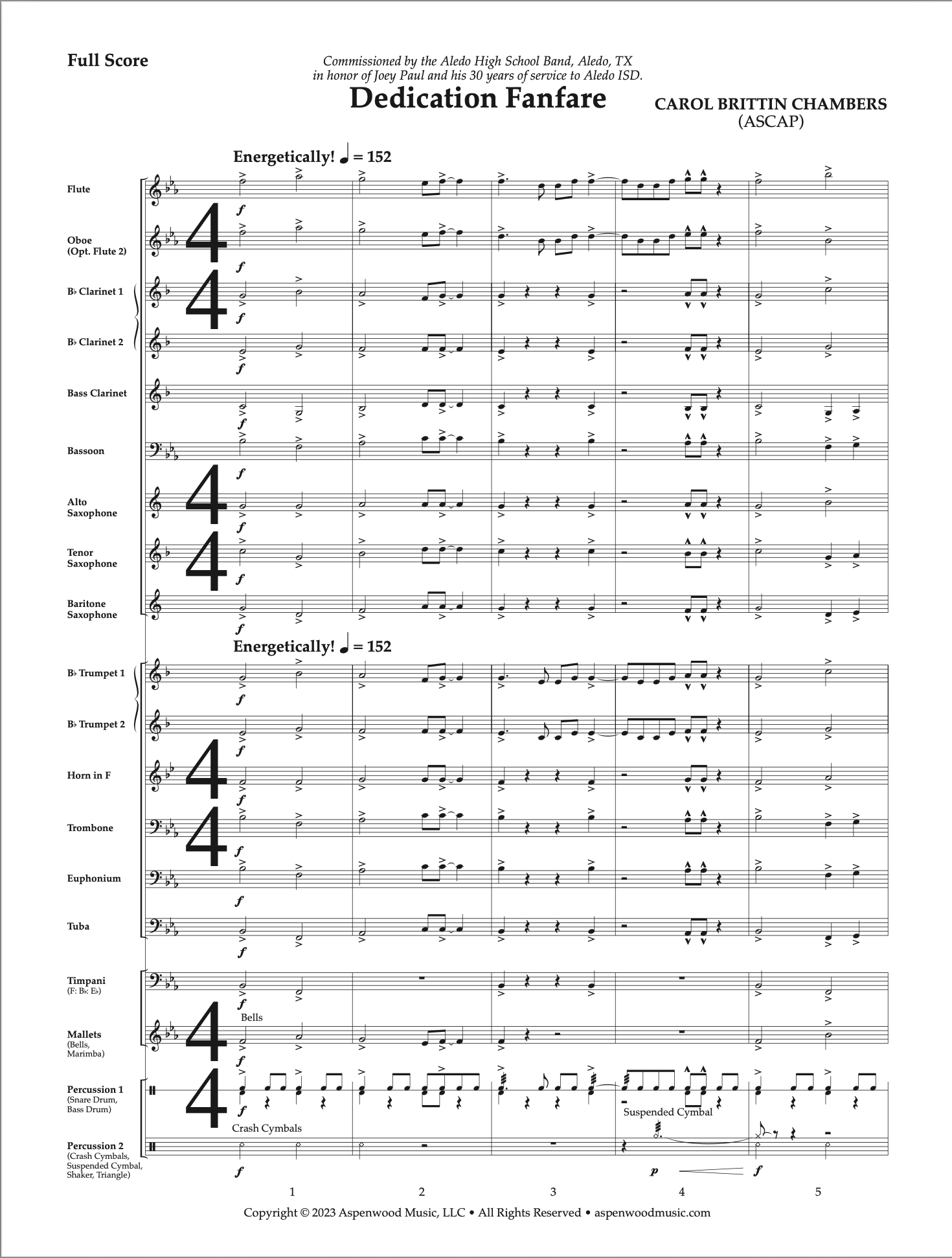 Concert Works ; ASPENWOOD MUSIC